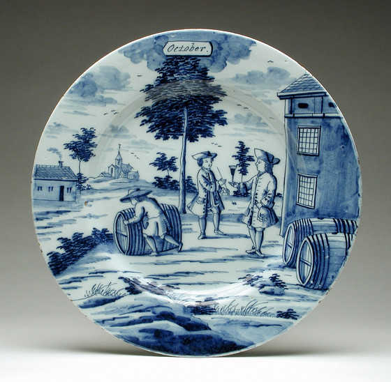 Plate from a Calendar Set | LACMA Collections
